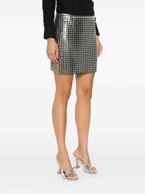 Rabanne Houndstooth Mini Skirt