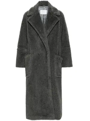 Max Mara Kadiak Faux-fur Coat - Grey