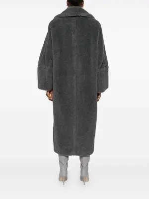 Max Mara Kadiak Faux-fur Coat - Grey