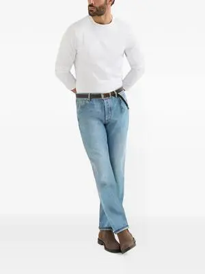 Brunello Cucinelli Straight-leg Jeans - Blue