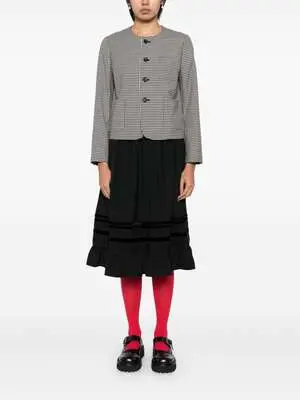 Comme Des Garçons Checked Wool Jacket