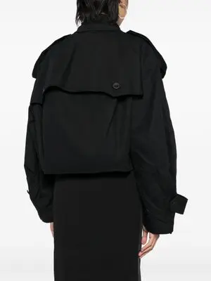 JNBY Single-breasted Cotton Coat - Black