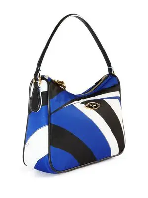 Emilio Pucci Top Zip Shoulder Bag - Blue