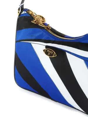 Emilio Pucci Top Zip Shoulder Bag - Blue