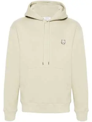 Maison Kitsuné Fox-motif Hoodie - Green
