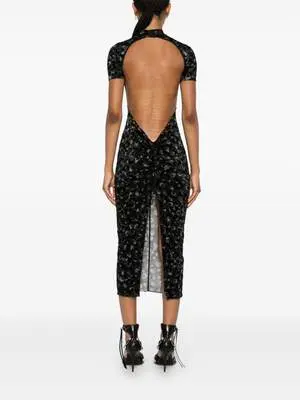 poster girl backless dress POSTER GIRL Gisele Dress Crypto Blue – YELINA OPHIS main image 0