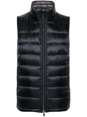 Herno Straight Hem Vests For Men