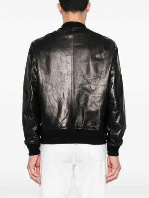 SALVATORE SANTORO Leather Bomber Jacket