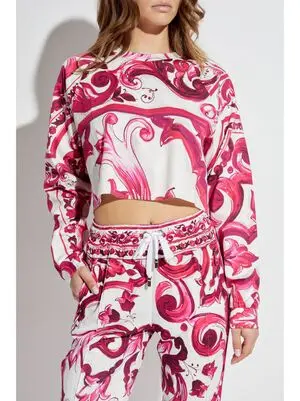 Dolce & Gabbana Majolica-print Sweatshirt