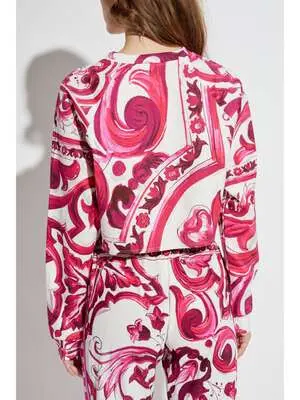 Dolce & Gabbana Majolica-print Sweatshirt
