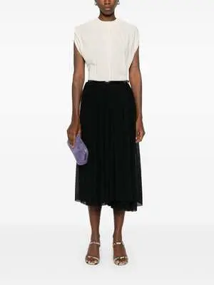 Philosophy Di Lorenzo Serafini Belted Midi Skirt