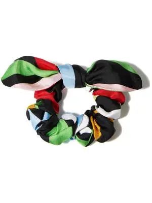 Emilio Pucci Marmo-print Hair Tie