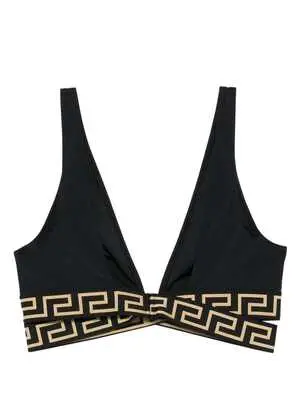 Versace Greca Detailing Bikini Top