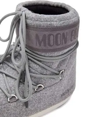 Moon Boot Icon Logo-print Boots - Grey