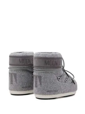 Moon Boot Icon Logo-print Boots - Grey