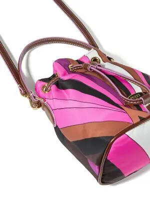 Emilio Pucci Iride-print Bucket Bag - Pink