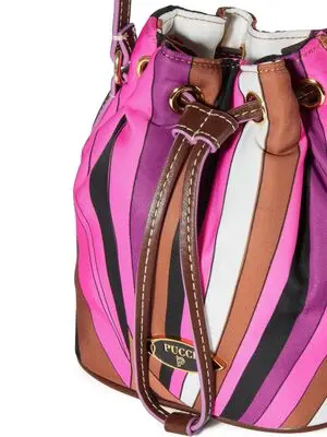 Emilio Pucci Iride-print Bucket Bag - Pink