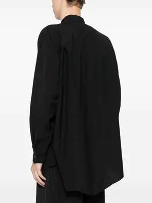 Comme Des Garçons Pocket-patched Shirt - Black