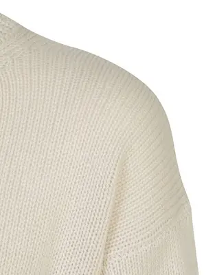 LE TRICOT PERUGIA Slit-cuff Turtleneck