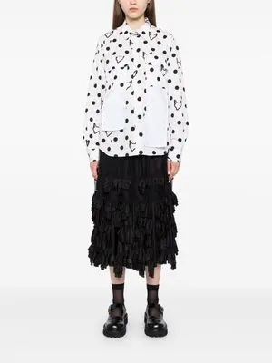 BLACK COMME DES GARÇONS Polka Dot Shirt