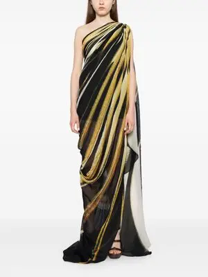 Roberto Cavalli Graphic-printed Maxi Dress