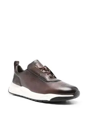 Santoni Leather Sneakers