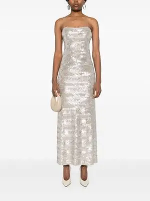 FORTE_FORTE Sequinned Maxi Dress