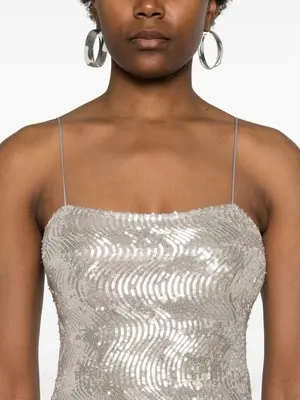 FORTE_FORTE Sequinned Maxi Dress