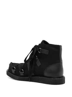 Yohji Yamamoto Lace-up Ankle Boots