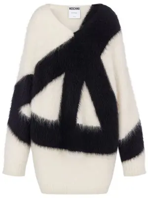 Boutique Moschino V Neck Sweaters For Women