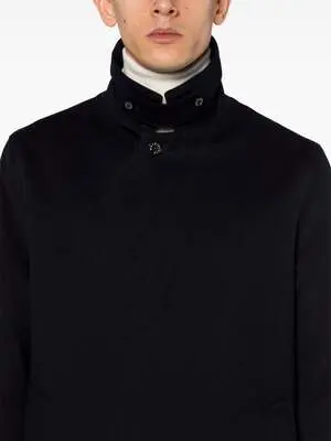 Mackintosh Dunkeld Wool Coat - Blue