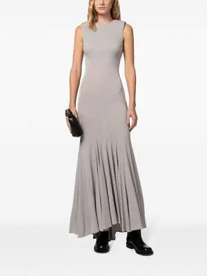 Elisabetta Franchi Jersey Flared Midi Dress