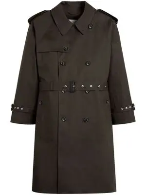 Mackintosh Earlston Cotton Trench Coat - Brown