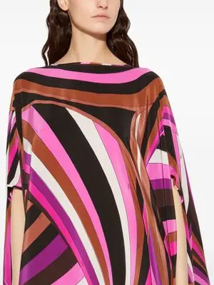 Emilio Pucci Iride-print Silk Kaftan