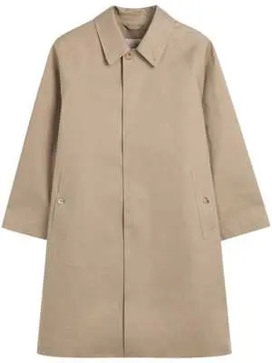 Mackintosh Lauder Single-breasted Coat - Neutrals