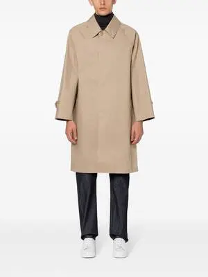Mackintosh Lauder Single-breasted Coat - Neutrals