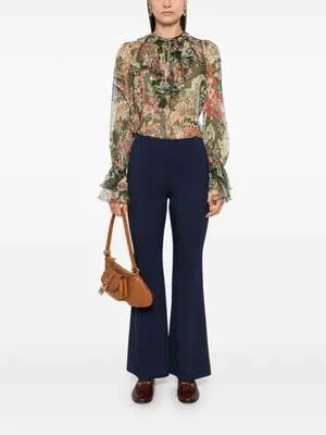 Etro Ruffled Crepon Shirt