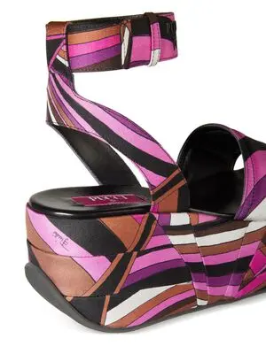 Emilio Pucci Ami Platform Sandals - Pink