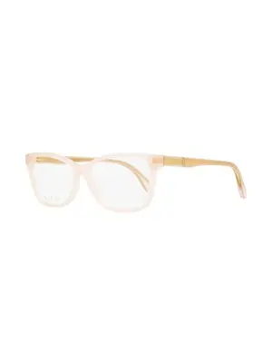 Gucci Logo-plaque Rectangular-frame Glasses