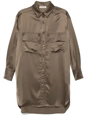 GENTRYPORTOFINO Satin Shirt