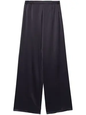 GENTRYPORTOFINO Satin Trousers - Blue