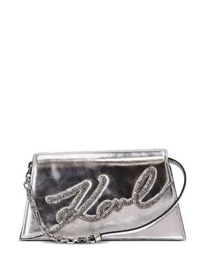 Karl Lagerfeld Metallic Shoulder Bags