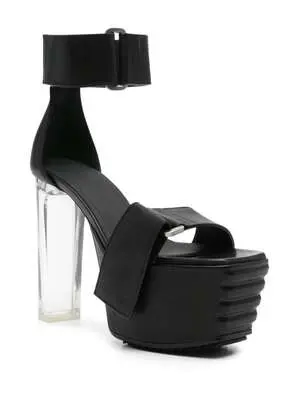 Rick Owens 125mm Banana Sandals - Black