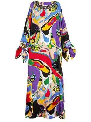 Emilio Pucci Tie Detailed Kaftans Tunics