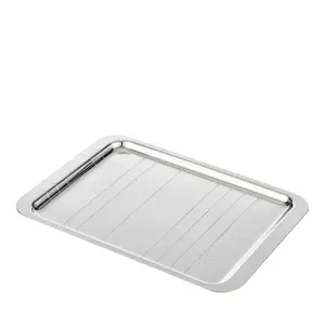 Christofle Graphik Silverplated Tray Medium, 8 X 12