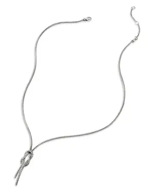 John Hardy 14k Yellow Gold & Sterling Love Knot Lariat Necklace