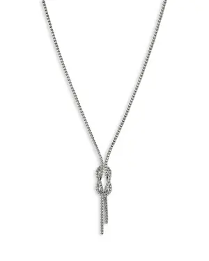 John Hardy 14k Yellow Gold & Sterling Love Knot Lariat Necklace