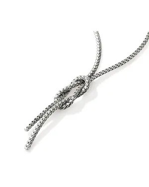 John Hardy 14k Yellow Gold & Sterling Love Knot Lariat Necklace