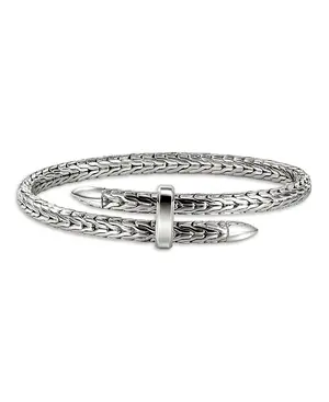 John Hardy Sterling Spear Flex Bracelet - Silver