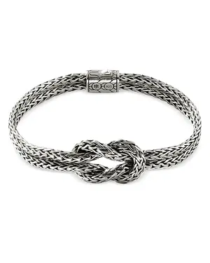 John Hardy 14k Yellow & Sterling Love Knot Bracelet - Silver